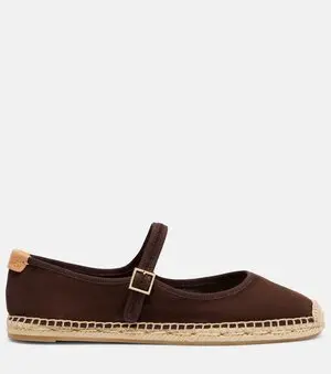 Tory Burch Suede Mary Jane Espadrilles