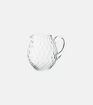 NASONMORETTI Idra Murano Glass Jug - Transparent