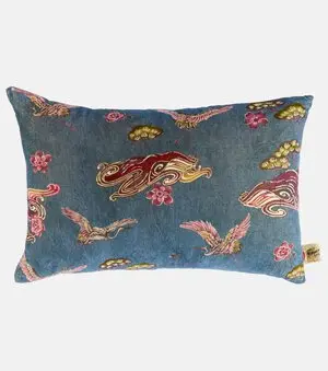 THE HOUSE OF LYRIA Aristolochia Cotton Pillow - Multicoloured