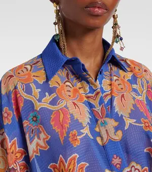 Etro Printed Poncho