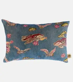 THE HOUSE OF LYRIA Aristolochia Cotton Pillow - Multicoloured