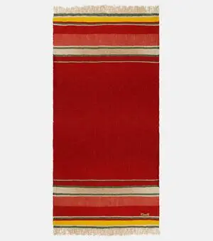 THE HOUSE OF LYRIA Xoroi Striped Wool-blend Throw - Multicoloured