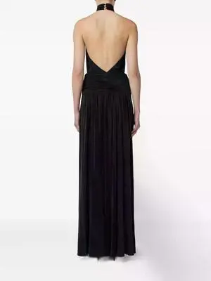 Elisabetta Franchi Draped Maxi Dress