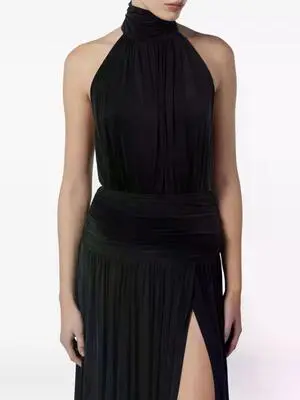 Elisabetta Franchi Draped Maxi Dress