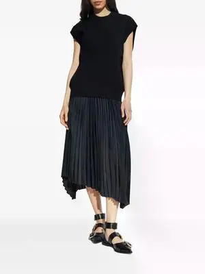 ALLSAINTS Pleated Midi Dress