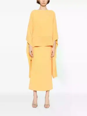 Maticevski Antenna Pencil Skirt - Yellow