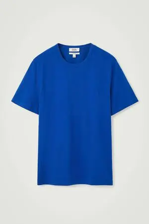 Cos Regular Brushed-cotton Shirt Blue