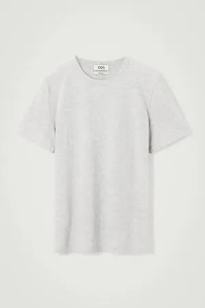 Cos Regular Brushed-cotton Shirt Gray