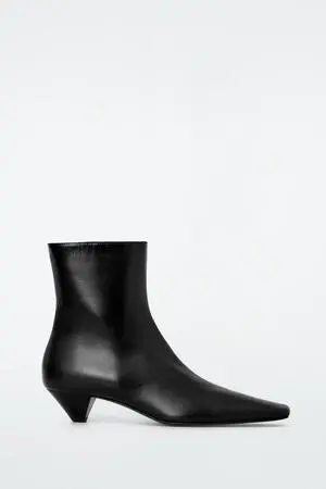 Cos Square Toe Ankle Boots
