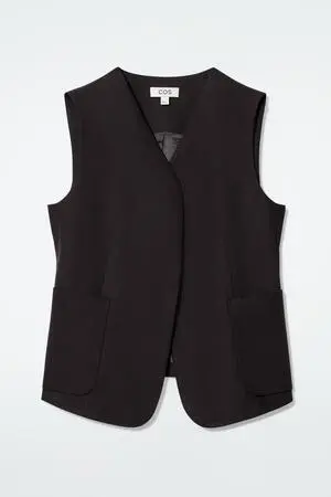 Relaxed Fit Tailored Vests for Women