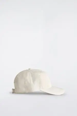 Cos Cotton-Twill Baseball Cap White