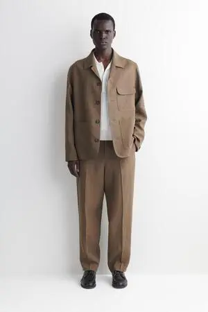 Cos Unstructured Linen Blazer