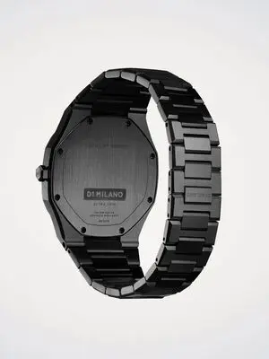 D1 MILANO Stainless Steel Chronograph Watch - Black