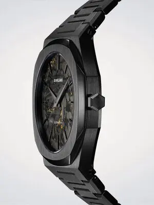 D1 MILANO Stainless Steel Chronograph Watch - Black