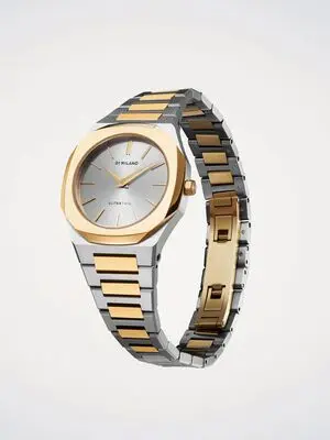 D1 MILANO Two Tone Stainless Steel Watch - Silver