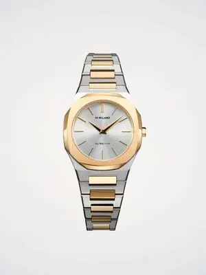 D1 MILANO Two Tone Stainless Steel Watch - Silver