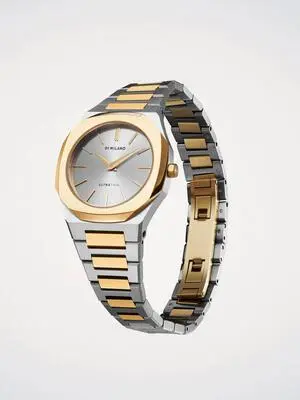D1 MILANO Two Tone Stainless Steel Watch - Silver