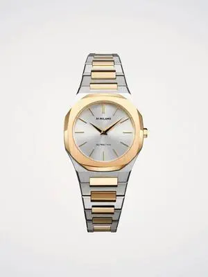 D1 MILANO Two Tone Stainless Steel Watch - Silver