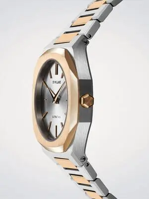 D1 MILANO Two Tone Stainless Steel Watch - Silver