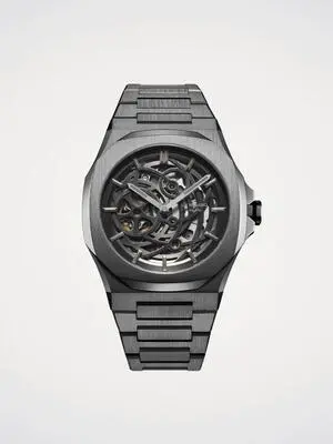 D1 MILANO Skeleton Automatic Watch - Grey