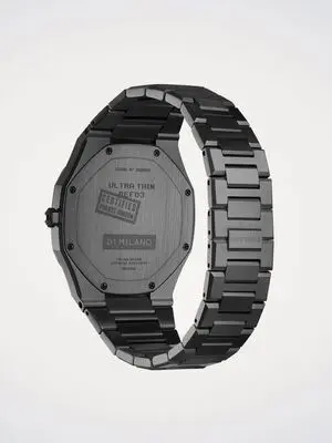 D1 MILANO Ultra Thin Watch - Black