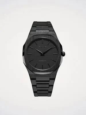 D1 MILANO Ultra Thin Watch - Black