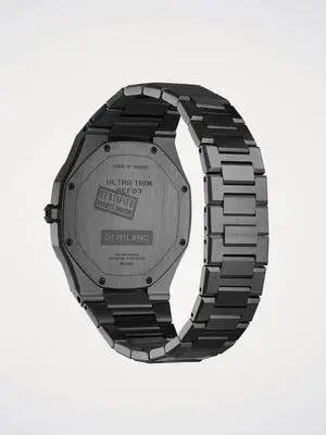 D1 MILANO Ultra Thin Watch - Black