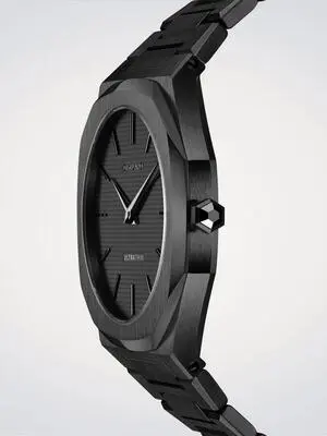 D1 MILANO Ultra Thin Watch - Black