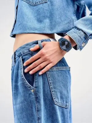 D1 MILANO Stainless Steel Ultra Thin Watch - Blue