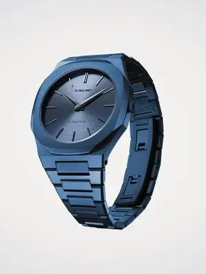 D1 MILANO Stainless Steel Ultra Thin Watch - Blue