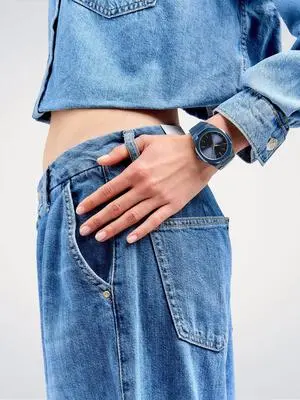 D1 MILANO Stainless Steel Ultra Thin Watch - Blue