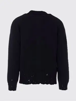 Marni Cotton Distressed V-neck Cardigan