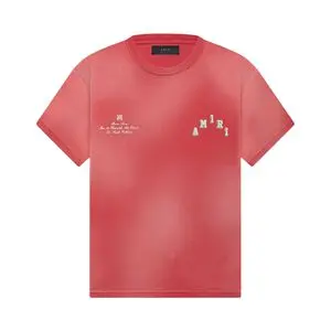 Amiri Vintage Collegiate Tee - Red