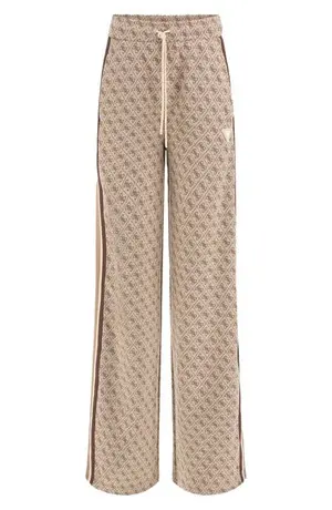 Guess Logo Straight-leg Drawstring Pants