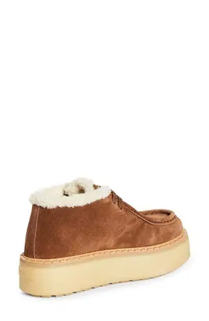 Prada Shearling Derby Bootie