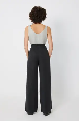 AAM THE LABEL Tall Wide Leg Pant For Full Hips - Night
