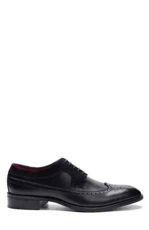 CARLOS BY CARLOS SANTANA Felix Wingtip - Black Leather