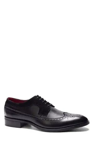 CARLOS BY CARLOS SANTANA Felix Wingtip - Black Leather