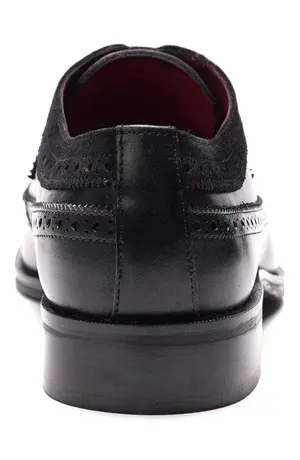 CARLOS BY CARLOS SANTANA Felix Wingtip - Black Leather