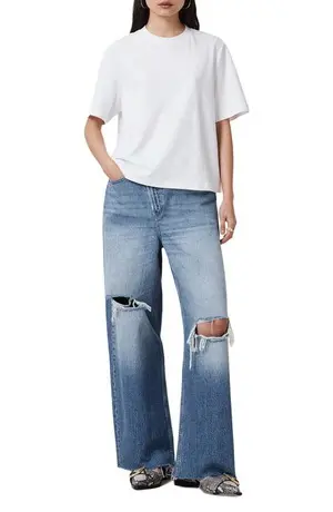 ALLSAINTS Lisa Cotton Crewneck T-shirt - Optic White