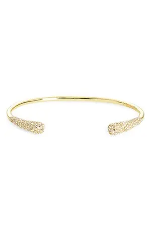Baublebar Theodora Cuff Bracelet - Clear/gold