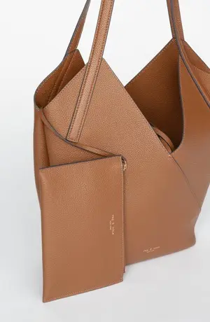 Rag & Bone Alix Leather Tote - Cognac