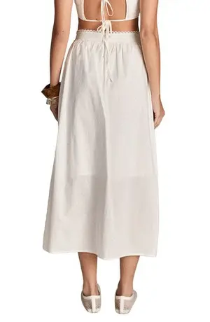 English Factory Lace Midi Skirt