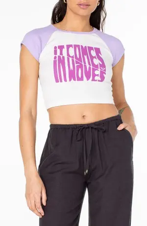 Roxy Graphic Cropped T-shirt