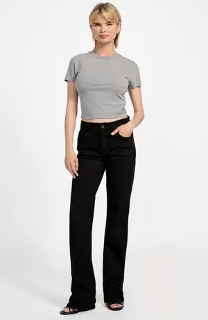 Guess Basic Crop Mini Logo T-shirt