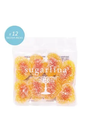 SUGARFINA Peach Bellini 12-pack Candy Taster Packets - No Color