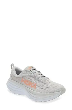 HOKA Bondi Running Shoe - Harbor Mist/lunar Rock