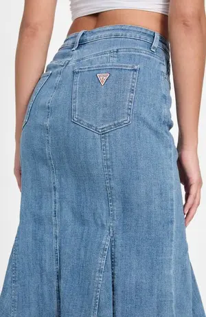 Guess Lia Denim Midi Skirt