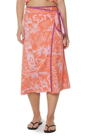 Roxy Palma Floral Wrap Skirt