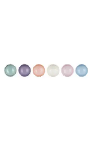 LE CREUSET Vancouver Set Of 6 Stoneware Pinch Bowls